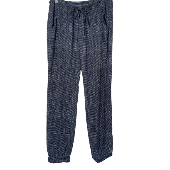 CAbi | Pants & Jumpsuits | Cabi Ankle Cropped Blue Jogger Chiffon Pants ...